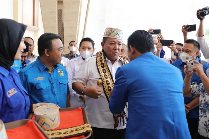 Hadiri Pelantikan dan Rakerda DPD KNPI Lampung 2022-2025, Gubernur Arinal Djunaidi Ajak Kader ...