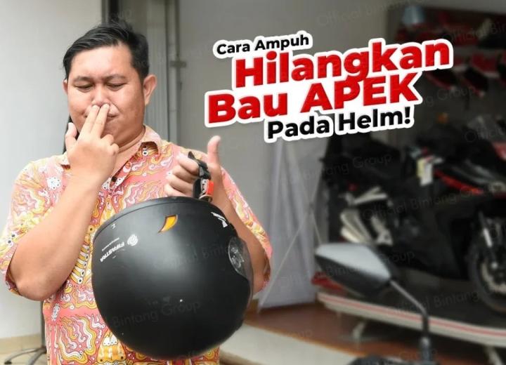 Tips Mencegah Bau Tidak Sedap Pada Helm