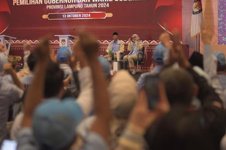 Mirza - Jihan Tegaskan Komitmen Menuju Lampung Maju dan Indonesia Emas di Pilgub 2024 - Sumber ...