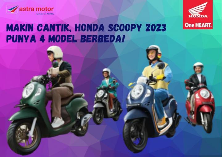 Makin Cantik, Honda Scoopy 2023 Punya Empat Model Berbeda!