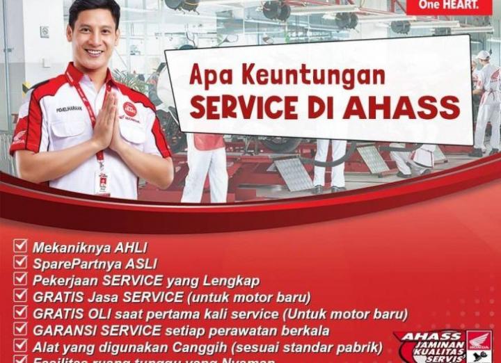 Servis di AHASS dan Dapatkan, Kualitas Pelayanan, Kenyamanan dan Keamanan